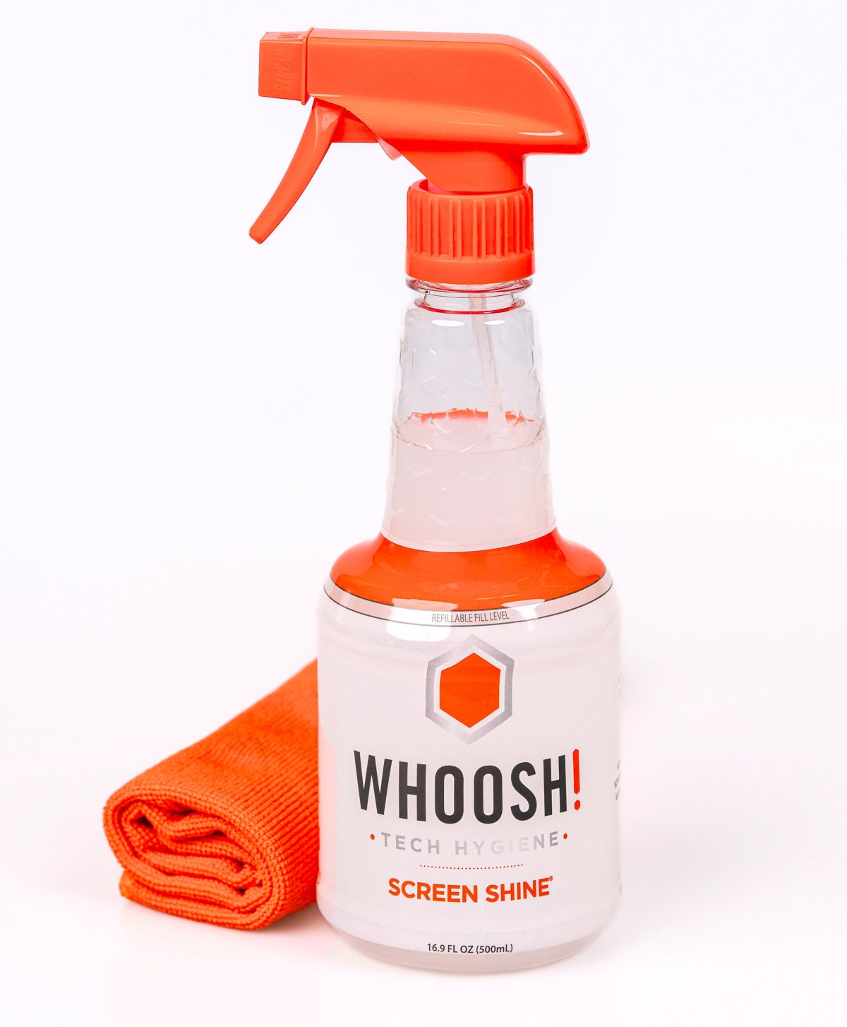 SCREEN SHINE SPRAY 500ml - WHOOSH! - AUDIOSHOP.DK